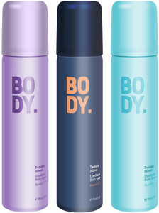 MINISO Twinkle Stones Deodorant Body Spray (MYSTIC BLUE+SUNSET PURPLE ...