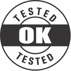 Ab Sab OK Tested Stickers 1000 Pack Self Adhesive Paper Label Price in ...