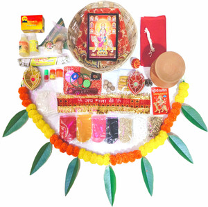 Ayodhya Bhakti Navratri Puja Samagri Kit !! Navaratri Puja Box !! Durga ...