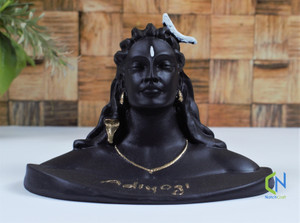 NotchCraft ADIYOGI BLACK Decorative Showpiece - 11 cm Price in India ...