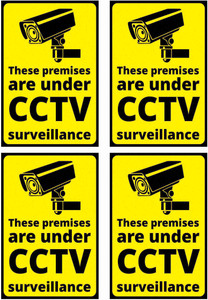 Color Crafts 30.48 cm You Are Under CCTV Surveillance Sign Poster Good ...