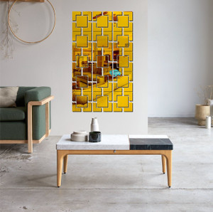 SWATI ART GALLERY 12.7 cm 12 Attractive Golden-344 Self Adhesive ...