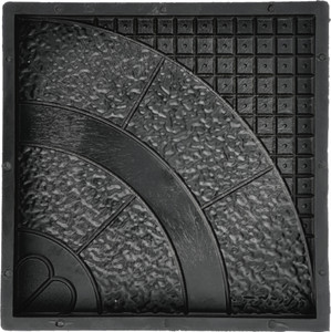 Reyal Black PVC Chequered Mould Rangoli 12x12 (Make in India) Column ...