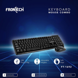 Frontech FT-1692 Wired USB Desktop Keyboard - Frontech : Flipkart.com
