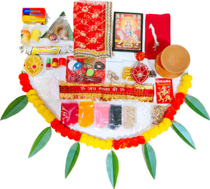 Ayodhya Bhakti Navratri Puja Samagri Kit !! avaratri Puja Box !! Durga ...
