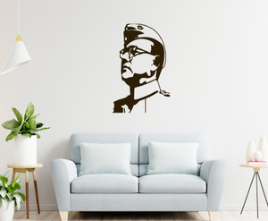 Masstone 60 cm Netaji Subhashchandra Boss Wall Sticker Self Adhesive ...