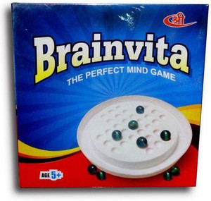 WHITE POPCORN Super Quality Brainvita Board Game for Kids with 32 ...