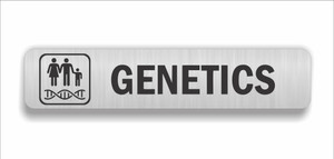 Morpankh GENETICS stainless steel sign board, medical sign board ...