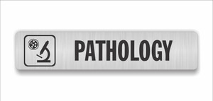Hardika Creation Stainless Steel Self Adhesive "PATHOLOGY 12X2.5 Inches ...