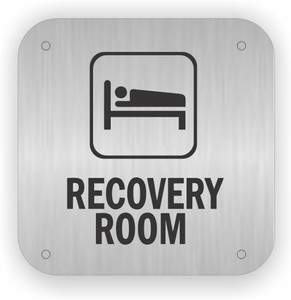 Morpankh RECOVERY ROOM stainless steel sign board, recovery sign board ...