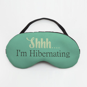 Crazy Corner Shhh… I'M Hibernating Printed Eye Mask/Sleep Mask for ...