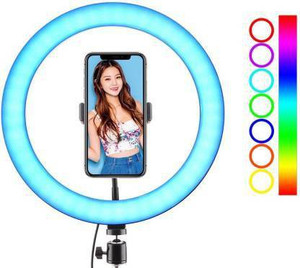 Style Tech RGB 10 Inch Ring Light Ring Flash (Blue) Ring Flash - Style ...