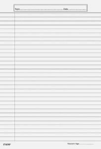 Flipkart.com | DSR Pack of 100 Both Side Ruled Sheet for Project ...