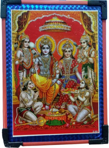Dharmik photo framess Ram darbar Religious Frame Price in India - Buy ...