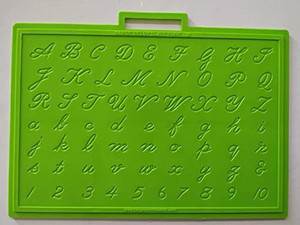 Barge English cursive Carved Alphabet Big Size running Price in India ...