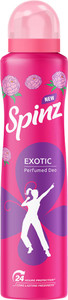 Spinz Exotic Perfumed Deo, 24 Hours Long Lasting Freshness Deodorant ...