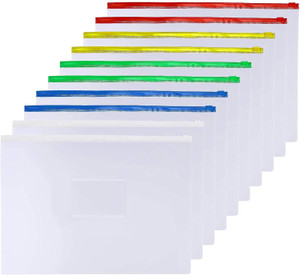 Flipkart.com | ERIKRAUZ Zip File Folders Zipper Pouch Bags, 10 Pcs ...