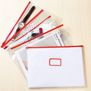 Flipkart.com | ERIKRAUZ Zip File Folders Zipper Pouch Bags, 5 Pcs ...