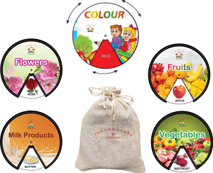Fun and Learn 10 different color spinner with 10 different topics it ...