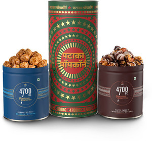 4700BC Pataka Diwali Gift Pack, 2 Flavours, 1 Himalayan Salt Caramel, 1 ...