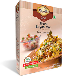 Karamat Shahi Biryani Mix (Veg, 400g. Mix, Upto 4* Servings), Ready to ...
