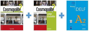 Cosmopolite 2-A2 Textbook With DVD+Workbook+ DELF A2 Livre: Buy ...
