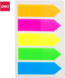 Deli Self Adhesive Bright Colour Strong Glued Sticky Notes, Perfect for ...