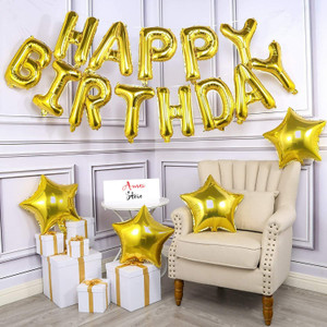 AMEX STORE Happy Birthday Decorations Kit / Items | Birthday Theme ...