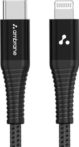 Ambrane Lightning Cable 4 A 1 m AMC-10 - Ambrane : Flipkart.com