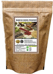 ORGANIC HERBS Babchi Powder - Bavanchalu Powder - Bakuchi Seeds Powder ...