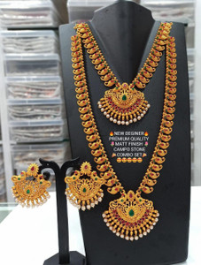 SUNDHA CREATION Alloy Gold-plated Multicolor Jewellery Set Price in ...