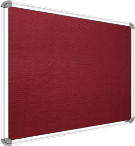 SRIRATNA 2 X 3 feet Maroon Premium Material Notice Board/Bulletin Board ...