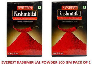 EVEREST Kashmiri Lal Mirch Powder 100 gram Pack of 2 Price in India ...