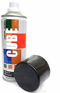 suman traders CUBE SPRAY PAINT Black Spray Paint 400 ml Price in India ...
