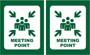 Color Crafts 22.86 cm Meeting Point Poster Design Self Adhesive Sticker ...