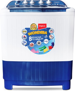 IMPEX 7.5 kg Semi Automatic Top Load Washing Machine White Price in ...