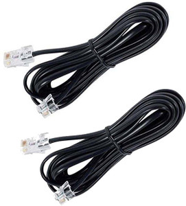 sriaarnika LAN Cable 5 m 5 Meter RJ11 Telephone Modem Line Cable (Pack ...