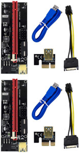 Nextar VER 009S Riser Cable Black PCIE Riser 1X to 16X Graphics ...