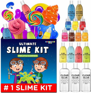 Einstein Box Slime Kit for 5+ Years Old Girls & Boys | 50+ Slimes | Toy ...