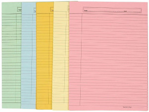 Flipkart.com | DSR Coloured Project Sheets (100 Sheets, One Side Ruled ...