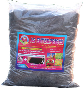 AS ENTERPRISES 100% Pure natural Organic Vermicompost Soil Manure ...