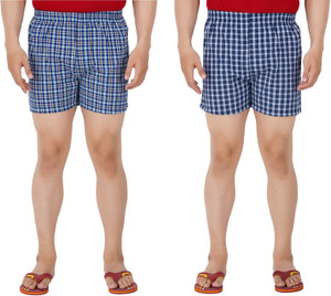 MERINO Checkered Men Boxer - Buy MERINO Checkered Men Boxer Online at ...