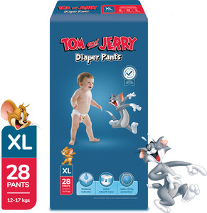 TOM & JERRY Diaper Pants with Wetness Indicator - XL - Buy 28 TOM ...
