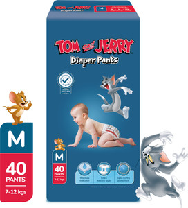 TOM & JERRY Diaper Pants with Wetness Indicator - M - Buy 40 TOM ...