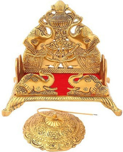 LOTUS RISE Metal Krishna Sihasan, Laddu Gopal Singhasan For Home And ...