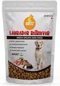 BOLTZ Dog Food for Labrador Retriever Adult Dry Dog Food with Chicken ...