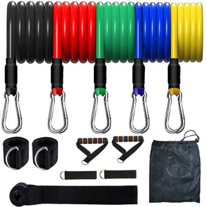 PRO365 Home Gym Resistance Bands Kit for Exercise, Stretching and ...