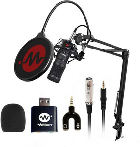 wright WR800 CONDENSER MICROPHONE WITH USB SOUND CARD AND MICROPHONE ...