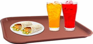 SMART SLIDE 12”x16” Plastic Cafeteria Brown /Fast Food Tray, Platter ...