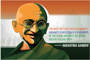 Gandhi Ji Wall Poster|Poster For Wall Decoration|Gandhi Ji Poster For ...